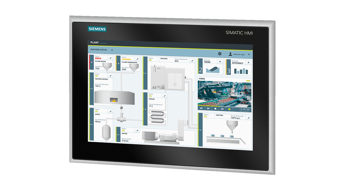 SIMATIC HMI Comfort panels | Maschinennahes HMI | Siemens