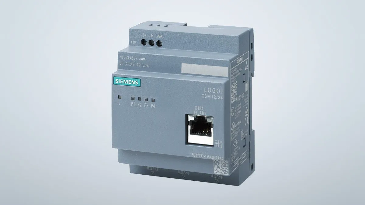SIMATIC LOGO! - the compact controller with cloud interface - SIEMENS