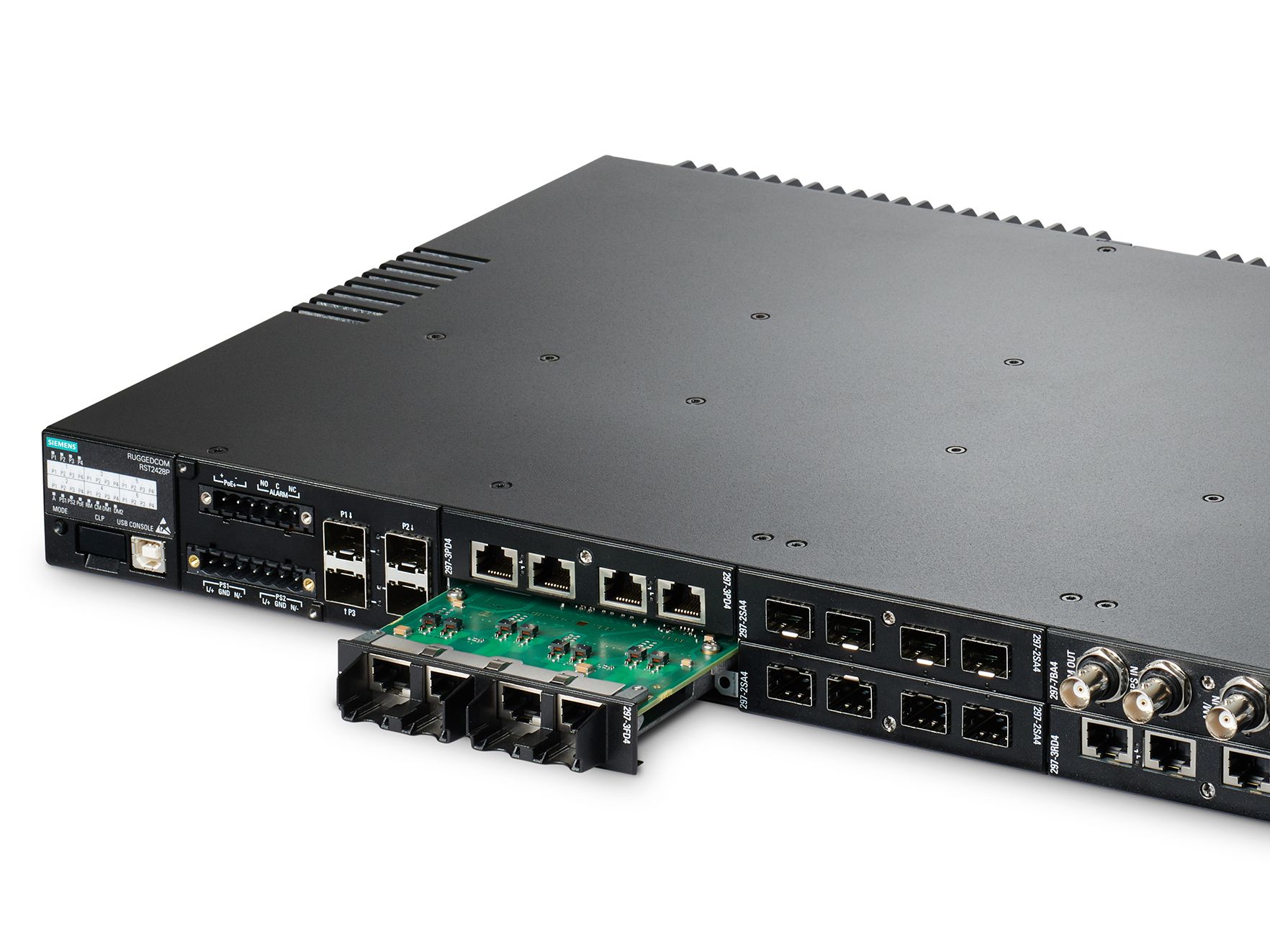 Ruggedcom Rst2000 Series Rack Mount Switches Siemens Us
