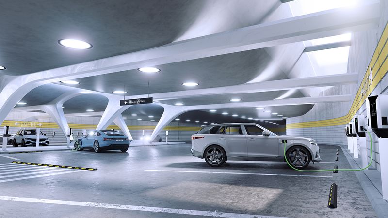 Parking garages with electric vehicles - Applications - Global