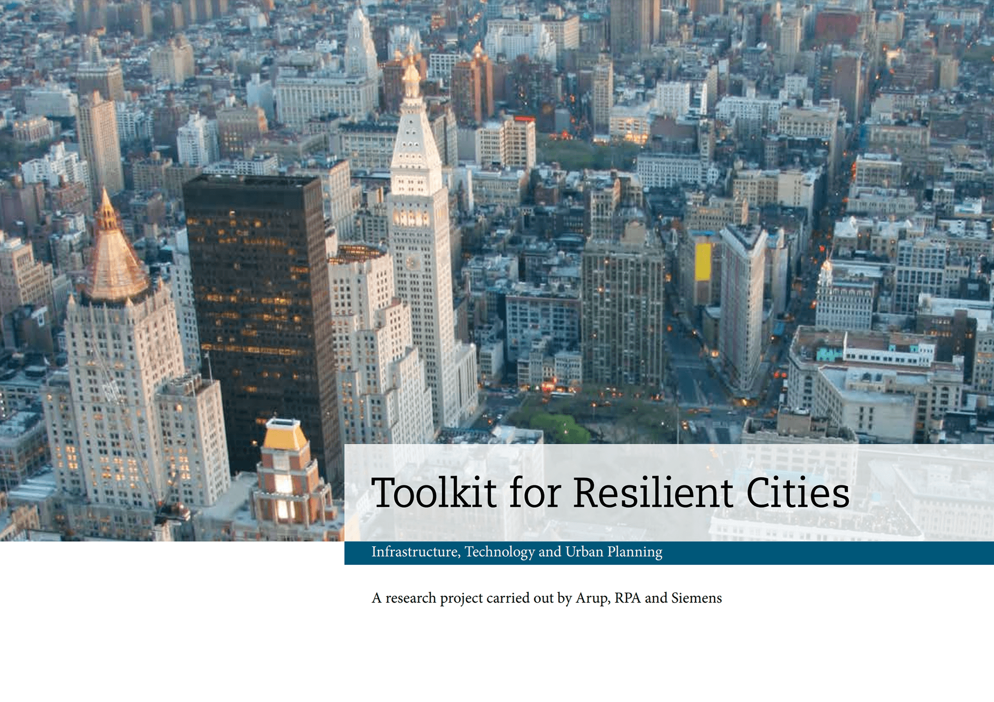 White paper: Toolkit for Resilient Cities - Siemens Xcelerator Global