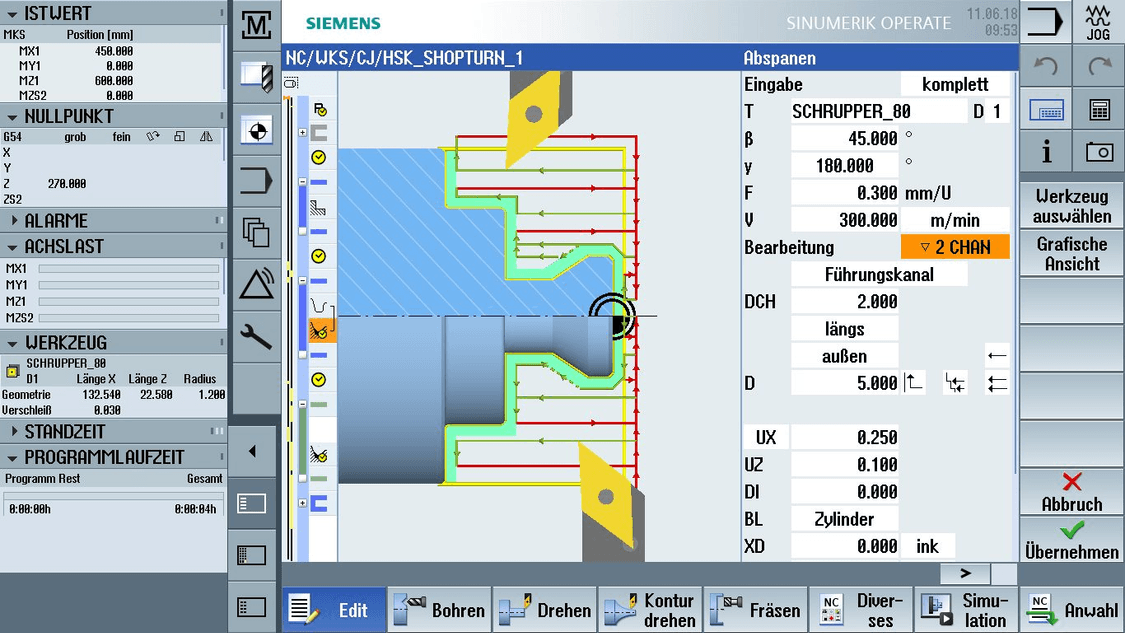 Turning | SINUMERIK machining technologies | Siemens Global