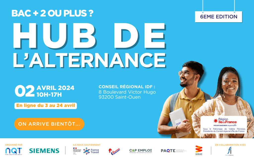 La Région Île-de-France accueille la 6e édition du Hub de l’Alternance le 2 avril | Espace ...