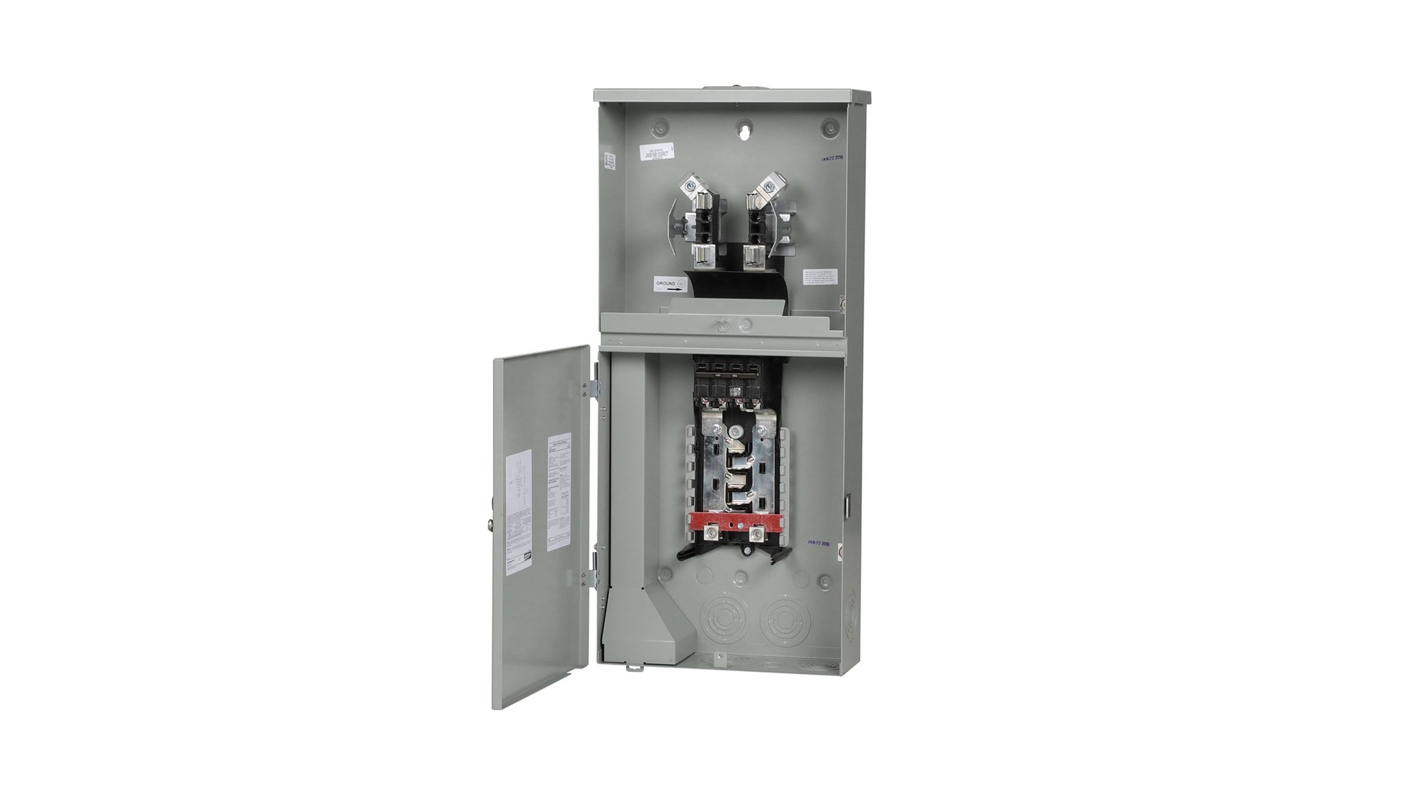 Meter Pedestal With Circuit Breakers