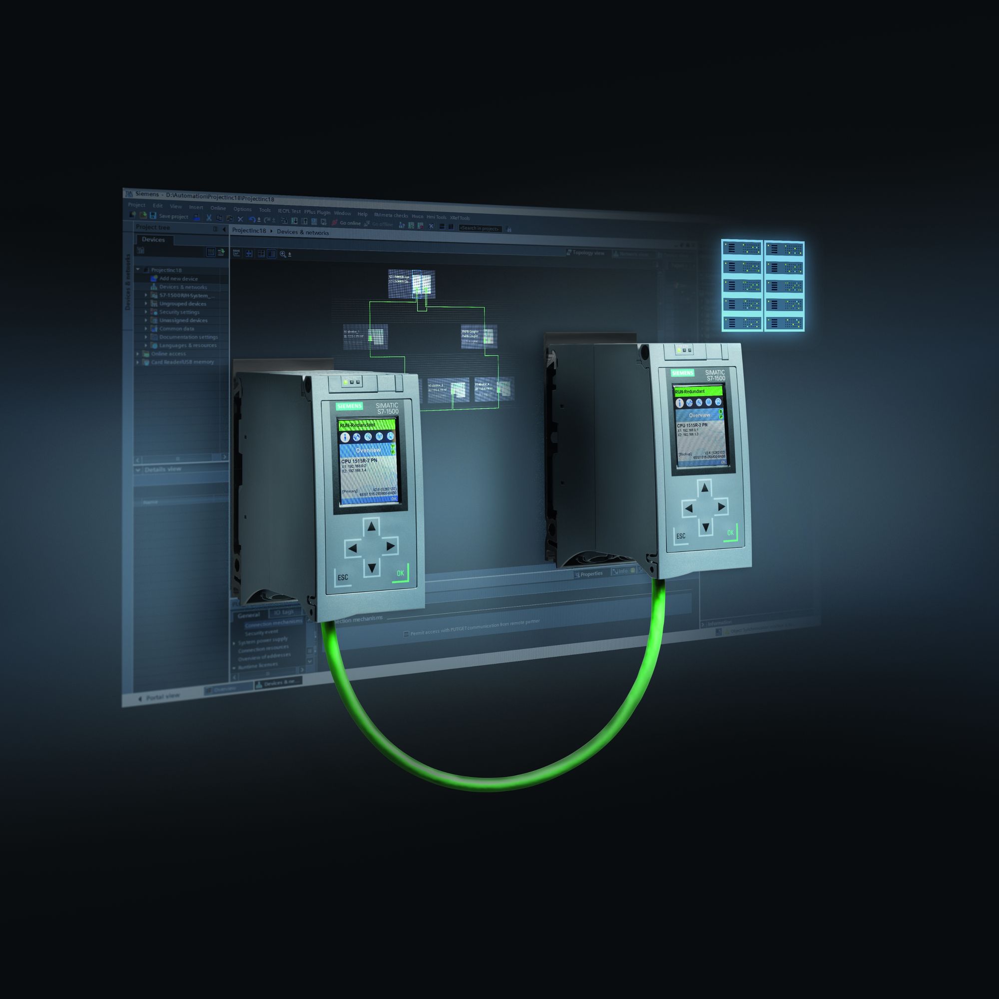 Redundant SIMATIC S7-1500-løsning - Siemens DK