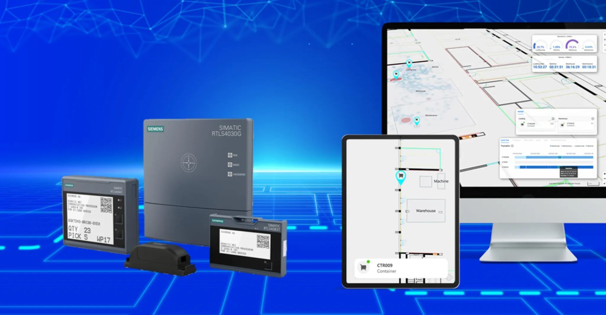 WHERE.IS Solution, based on SIMATIC RTLS