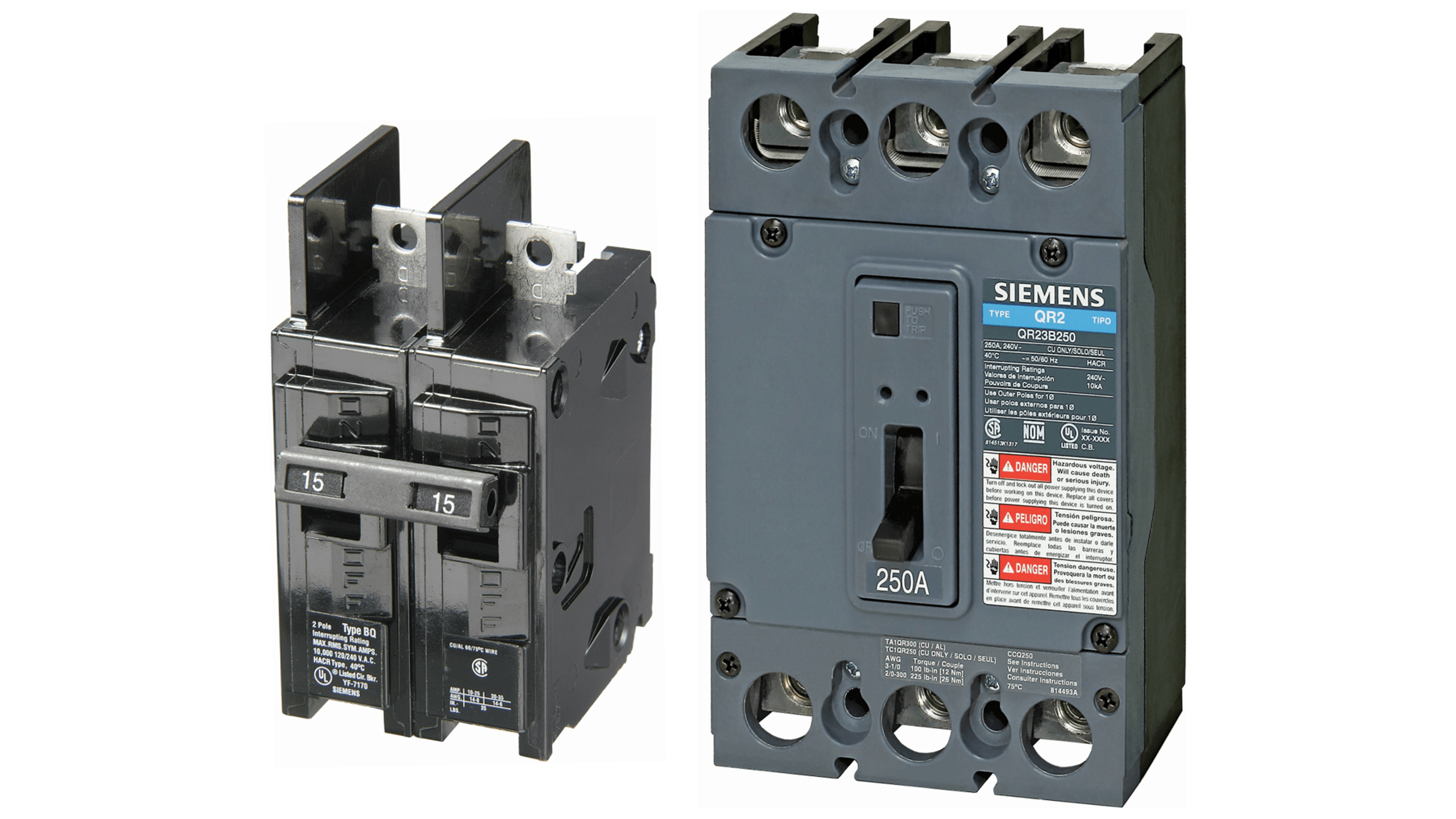 Siemens Electric Breakers