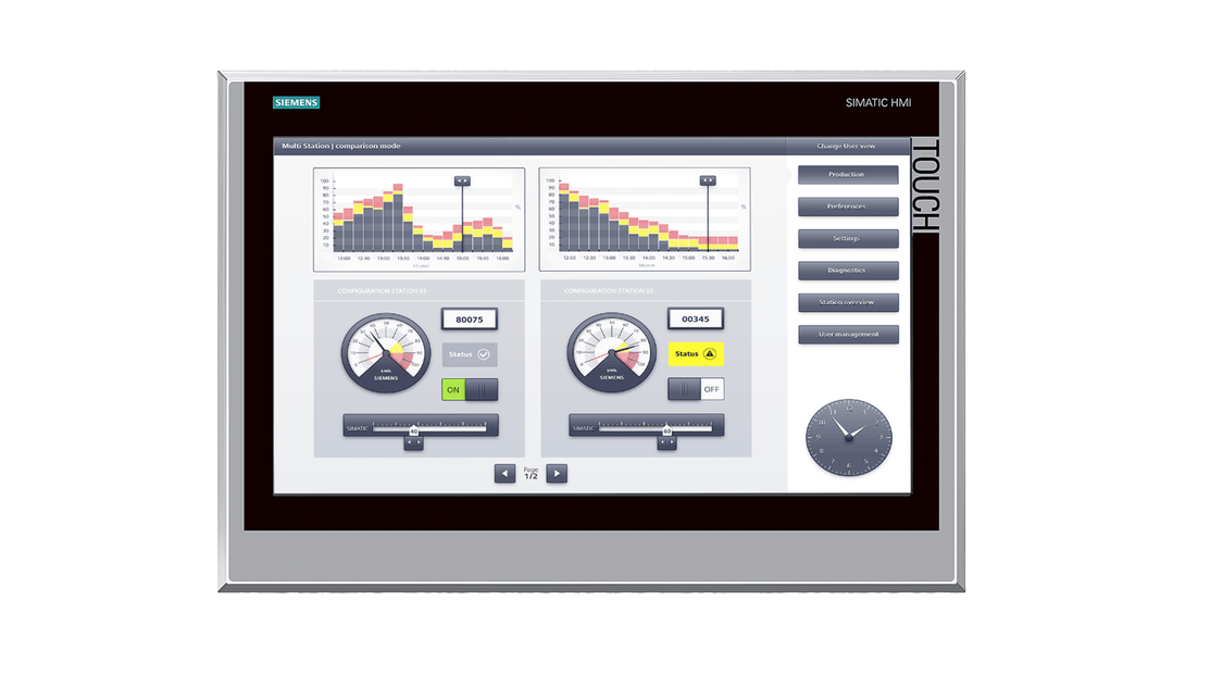 SIMATIC HMI Comfort panels | Maschinennahes HMI | Siemens Global
