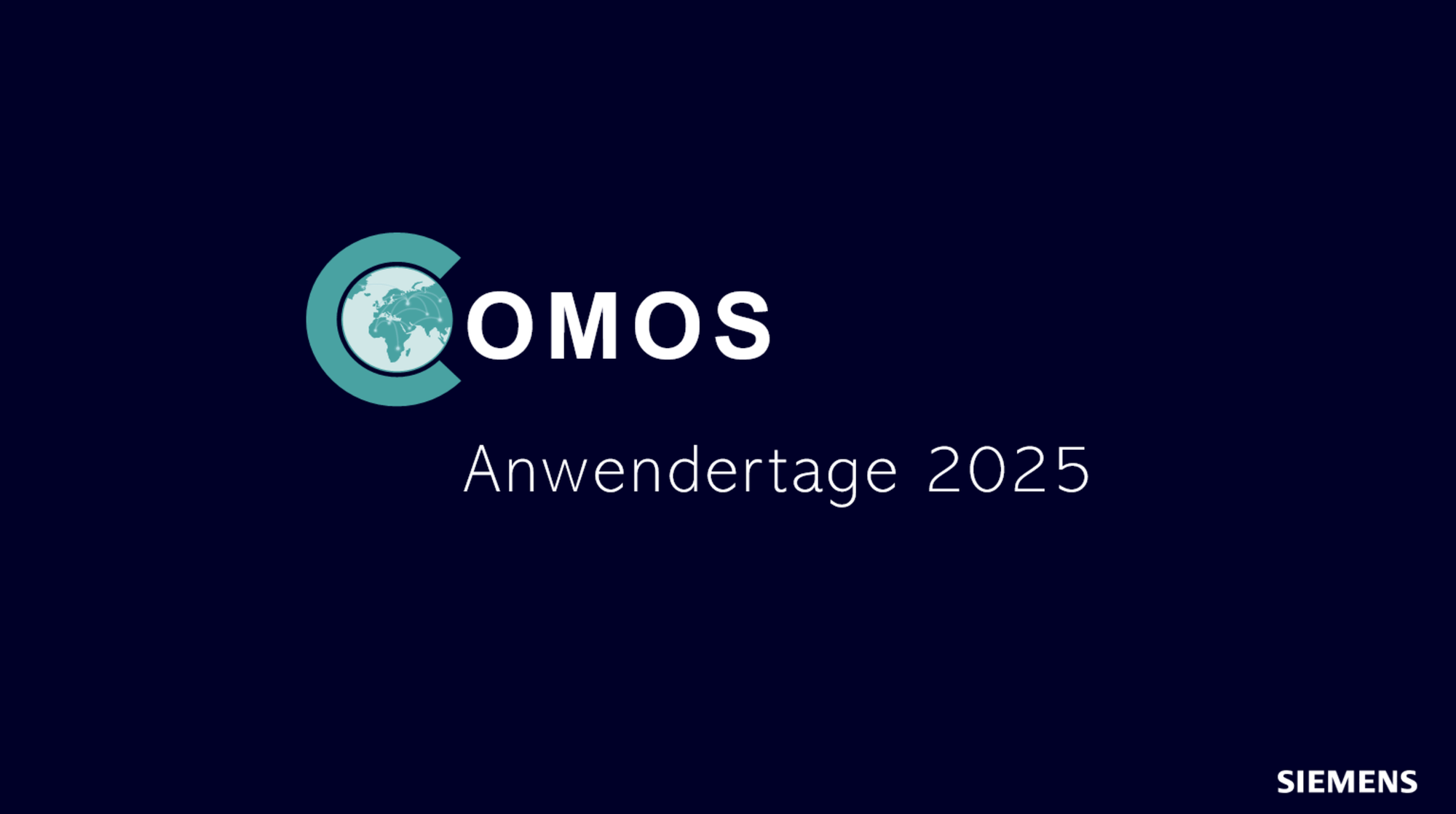 COMOS Anwendertage 2025 - Siemens DE