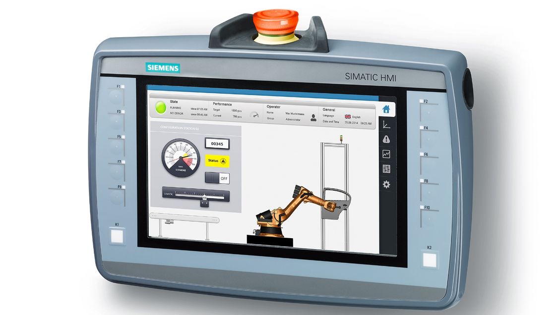 Machine level HMI | Operator Control and Monitoring Systems | Siemens ...