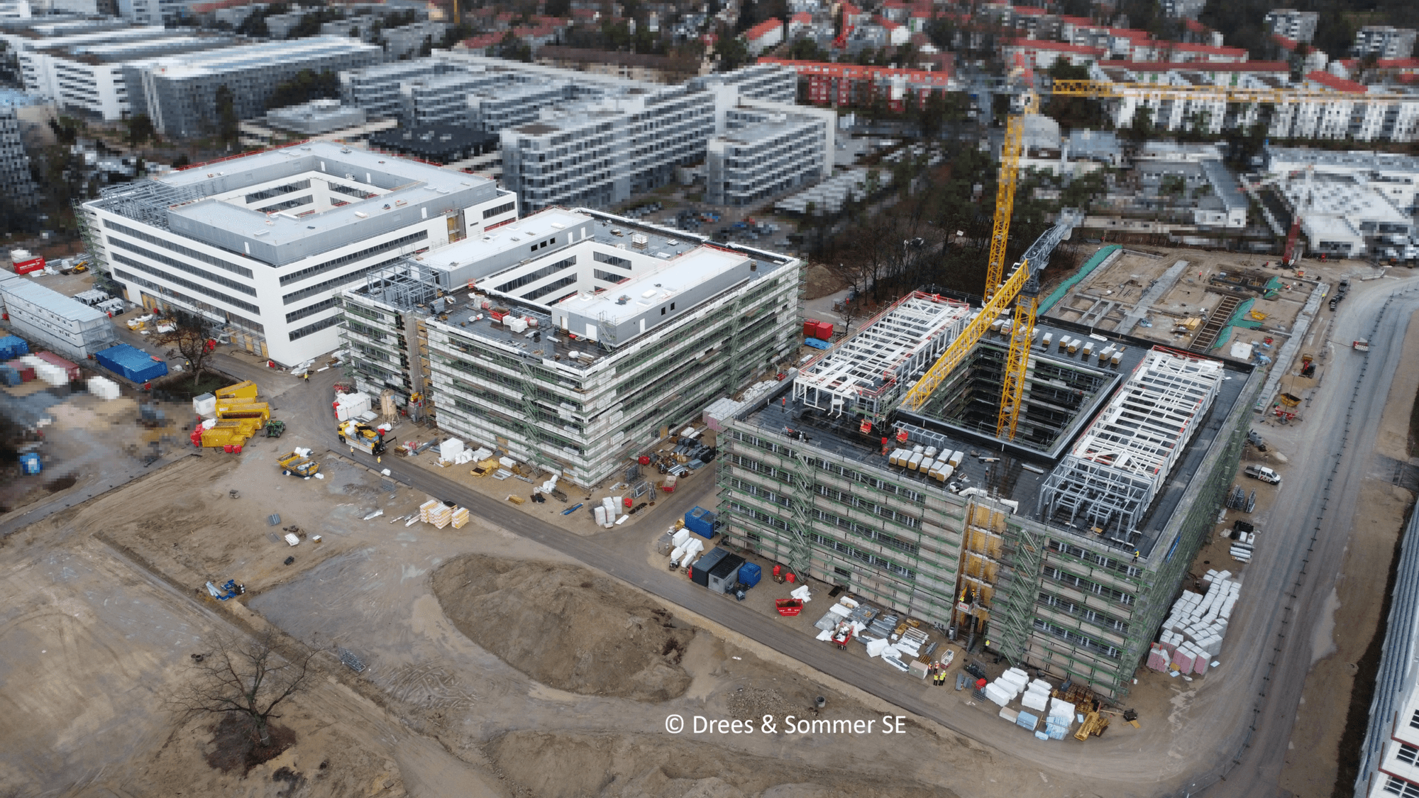 "all-electric" Bürogebäude in Modul 8 auf dem Campus - Siemens DE