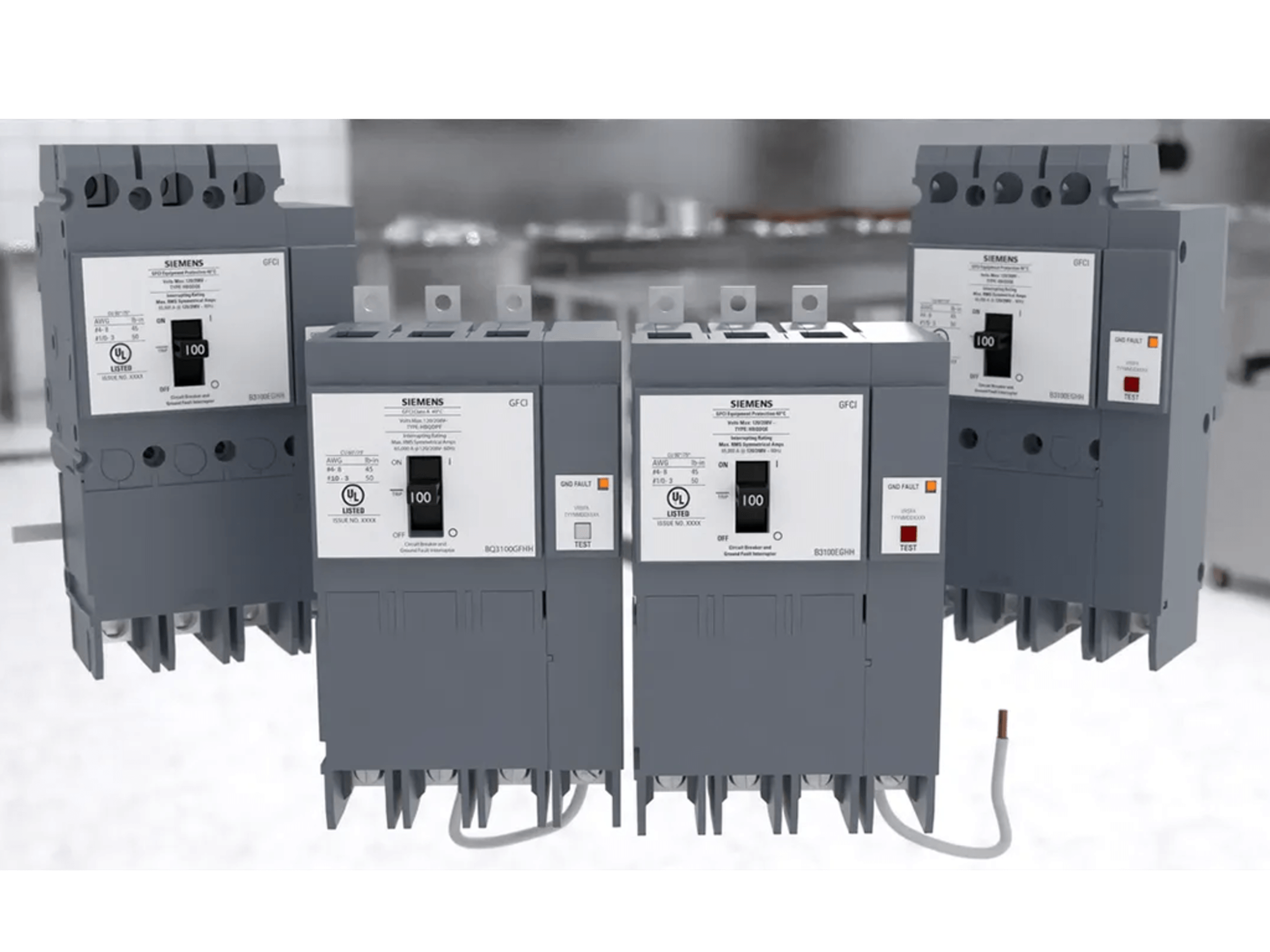 Gfci Circuit Breaker Din Rail Mount ASI 20 Amp 240Vac 1 Pole GFCI